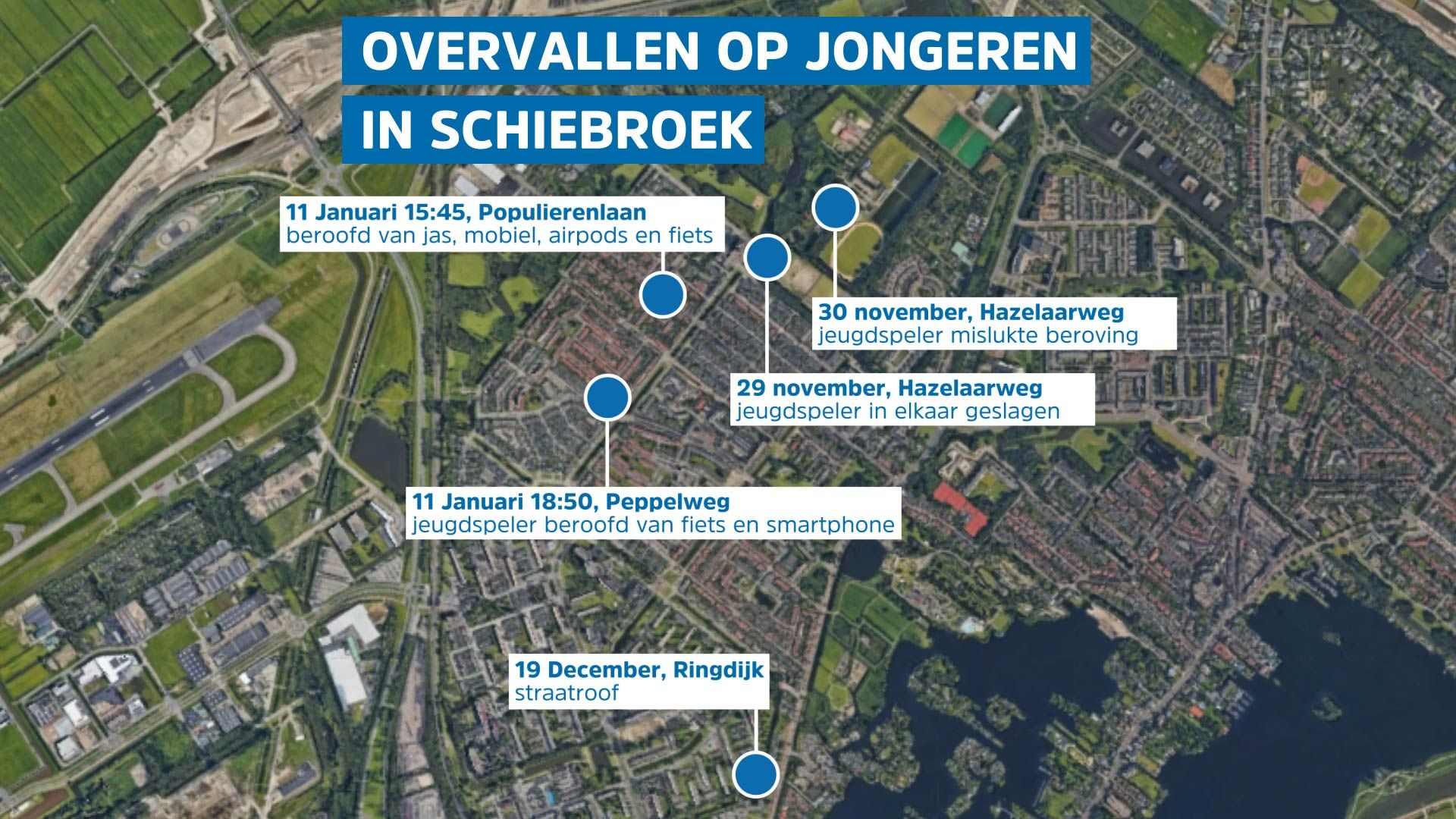 Groep overvallers pleegt reeks straatroven op tieners in Schiebroek ...