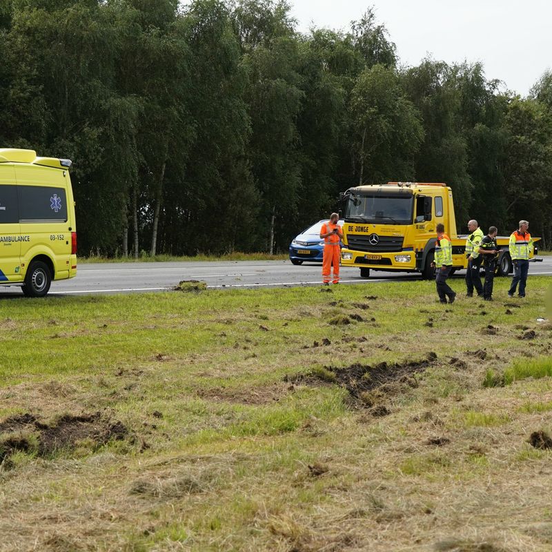 Twee rijstroken van op A37 bij Nieuwlande afgesloten na ongeluk - RTV Drenthe