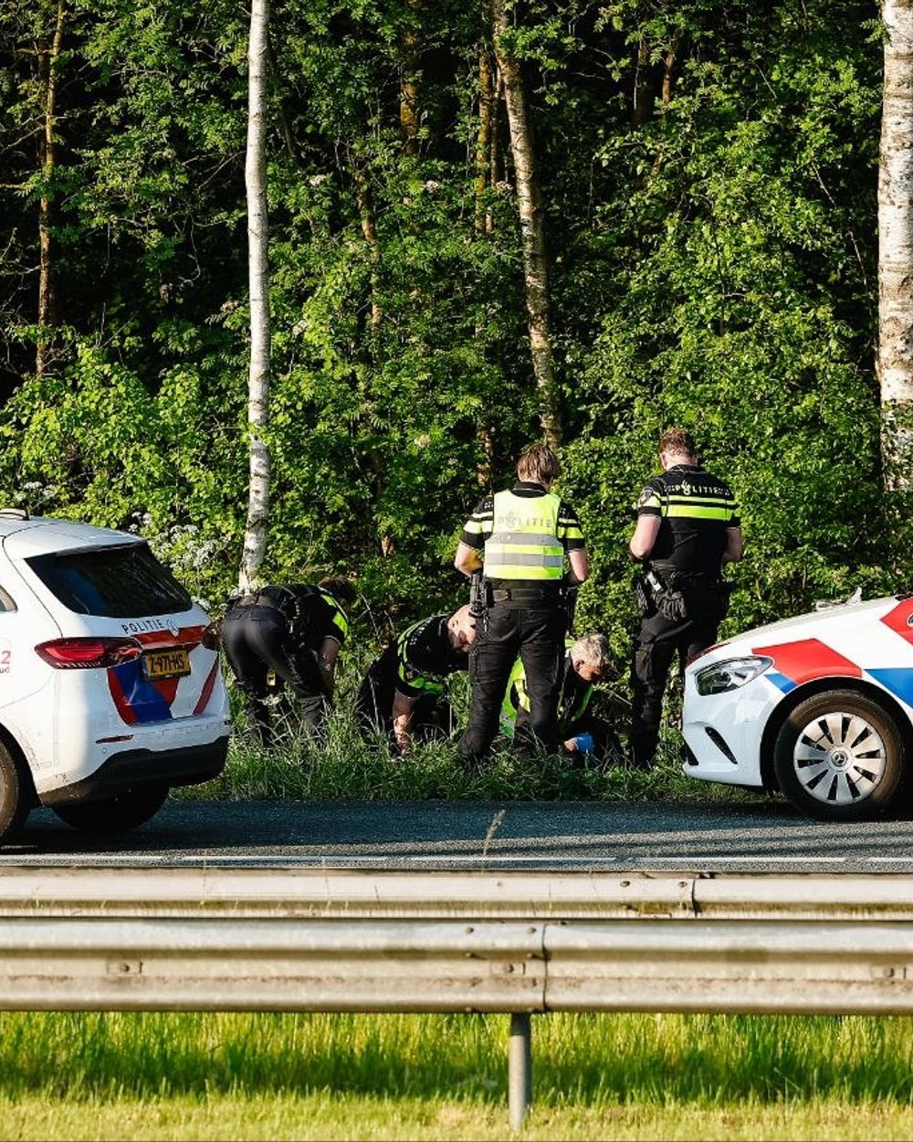 Bestuurder taxibus aangehouden na ongeluk langs A1 bij Hengelo - Oost