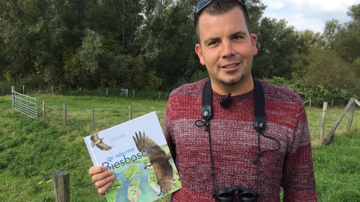 Boek met bevergeil luchtje van boswachter Thomas - Rijnmond