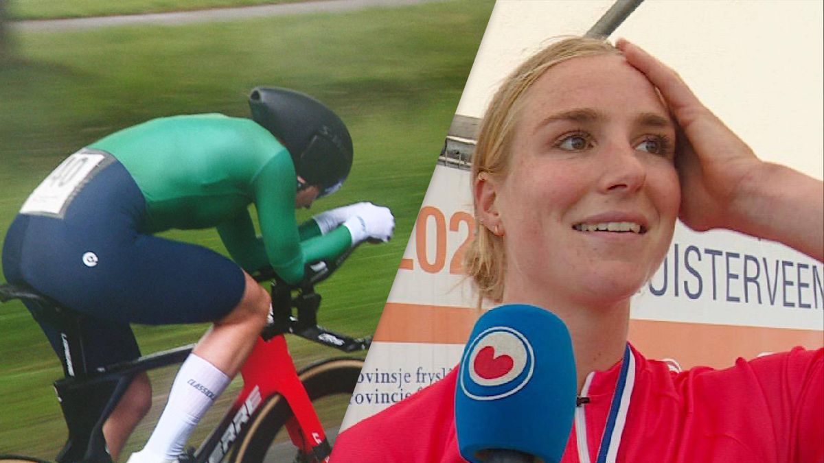 Clevering kan het zelf amper geloven: goud op de tijdritfiets, en dat ...