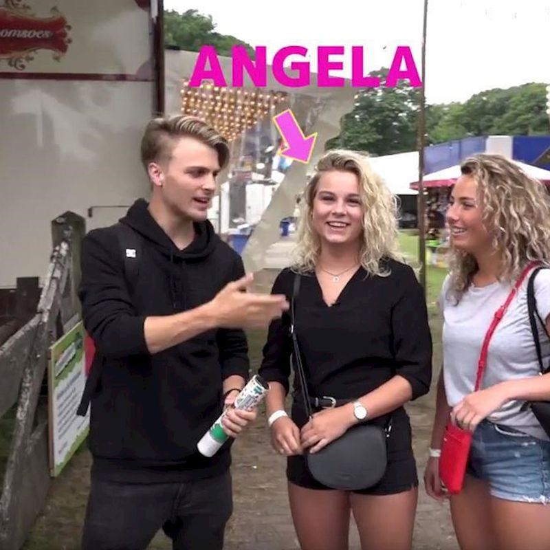 Angela uit Luttenberg jaagt MTV-presentator van tien meter hoge schans ...