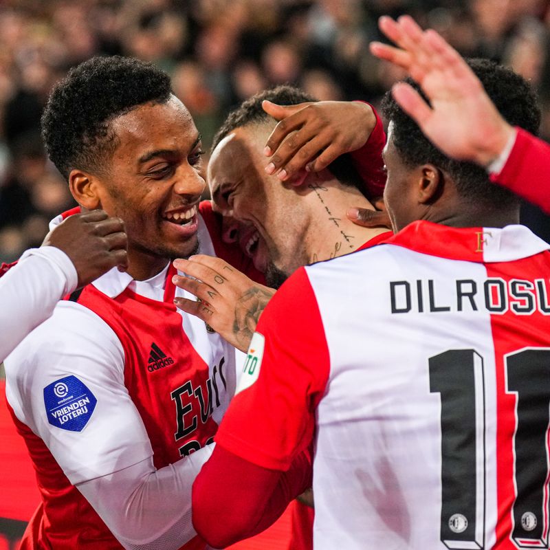 Feyenoord boekt moeizame zege op Cambuur en is gedeeld koploper in de eredivisie - Rijnmond