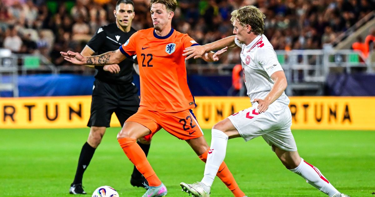 Jong Oranje, met Valente in de basis, verliest van Denen op EK - RTV Noord