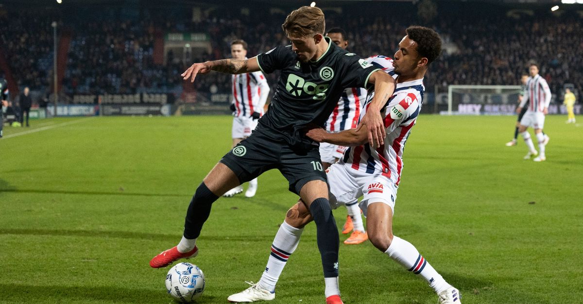 Lees terug: FC Groningen wint na droomstart met 3-1 van Willem II - RTV Noord