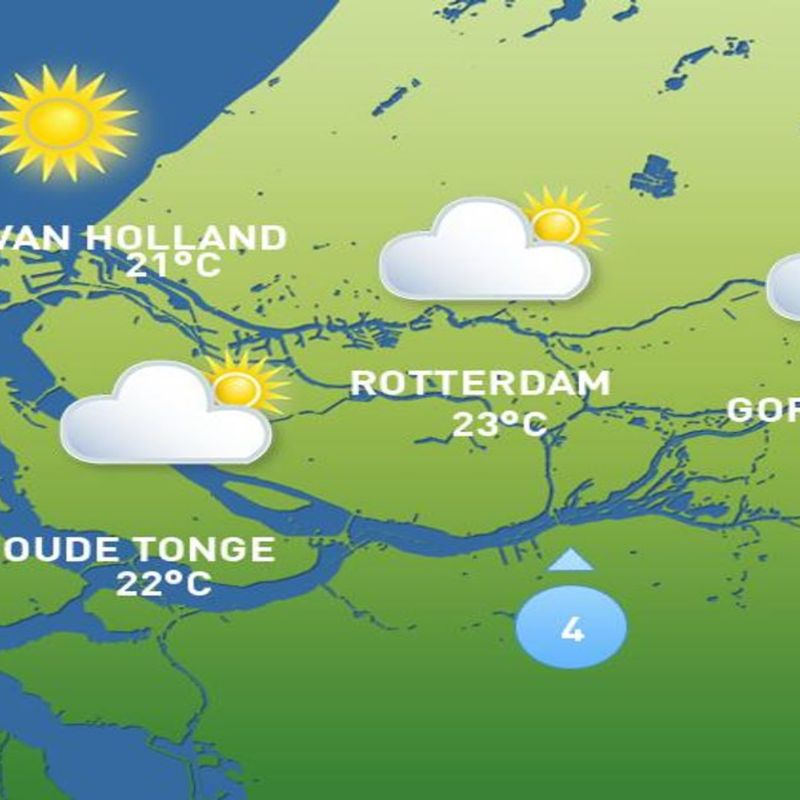 Het weer van vandaag: het kan wel 24 graden worden! - Rijnmond