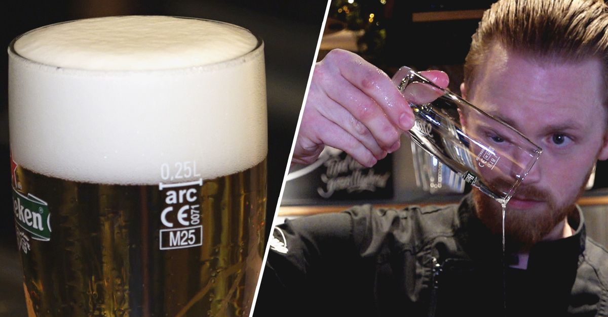 Hoe tap je het perfecte biertje? Als iemand het weet is het kampioen ...