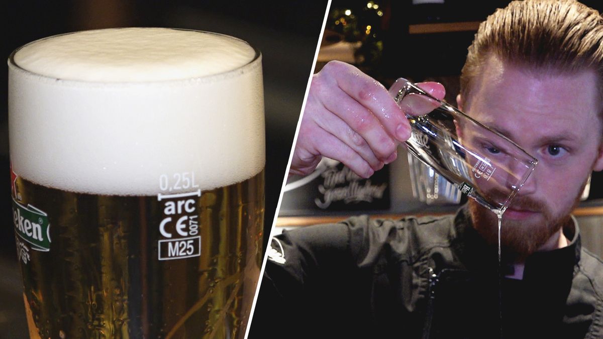 Hoe tap je het perfecte biertje? Als iemand het weet is het kampioen ...