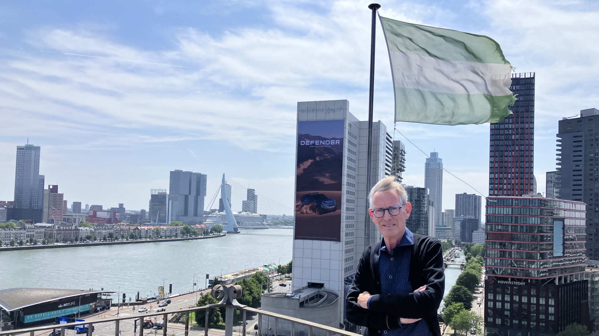 Jaap is beheerder van het Witte Huis, ooit hoogste gebouw van Europa ...