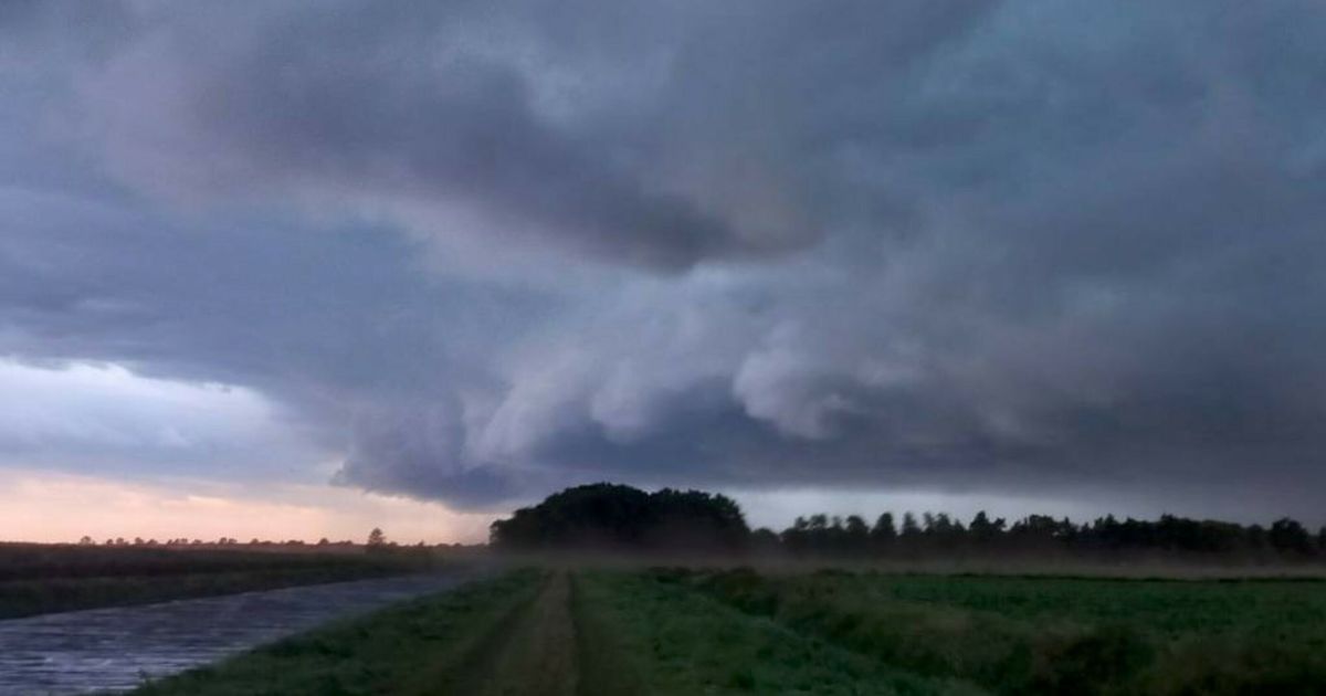 Code geel in Drenthe vanwege zware onweersbuien: 'Kan heftig uitpakken' - RTV Drenthe