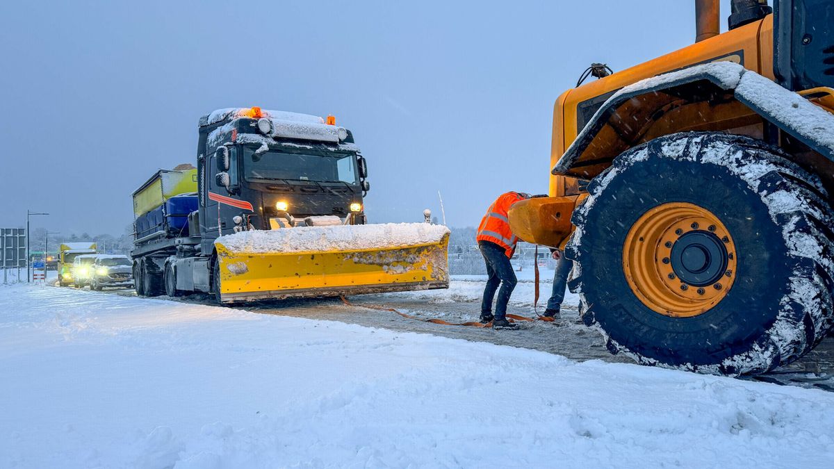 Hevige sneeuwbuien dwingen de Fryske Marren tot opschaling - Omrop Fryslân