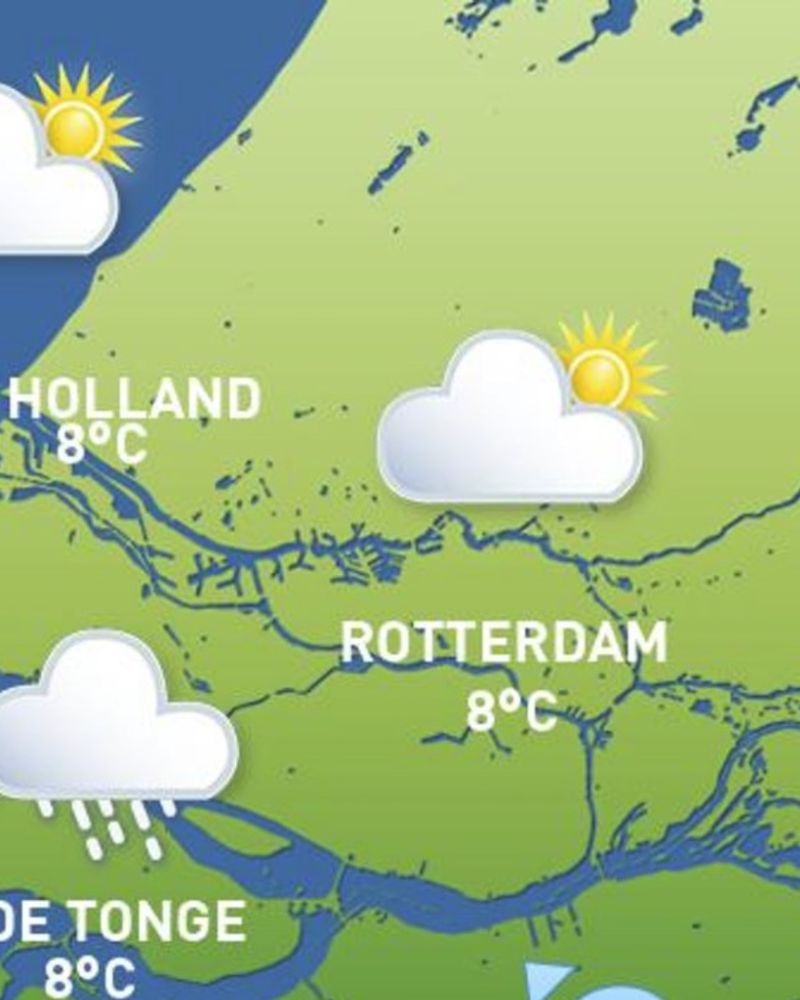 Het weer van vandaag: eerst droog, vanmiddag regen - Rijnmond