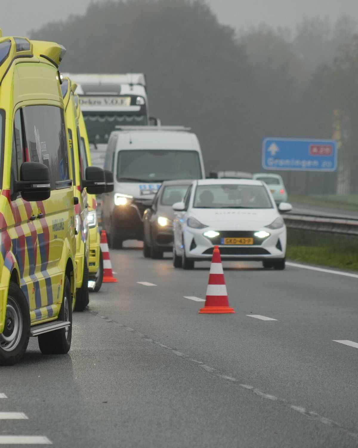 Dodelijk verkeersongeval op A28 bij Assen: 44-jarige man overleden ...