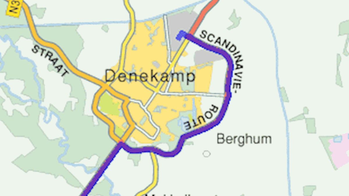 Scandinavië-route Denekamp op de schop - Oost