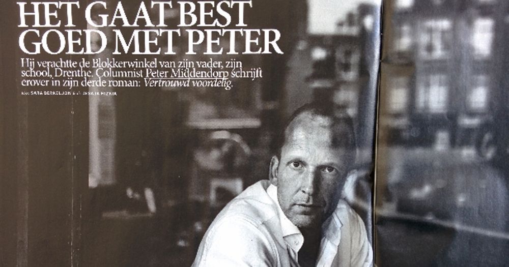 Peter Middendorp: Drenthe is triest en een beetje grappig - RTV Drenthe