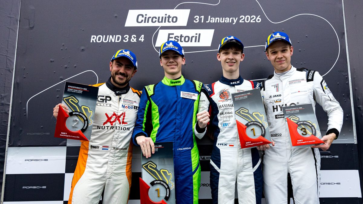 Sterk debuut Jesse Polderdijk (17) in Porsche: beste rookie tot nu toe ...