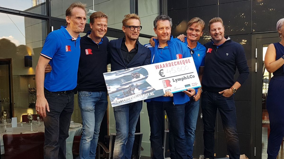 Recordopbrengst voor onderzoek lymfeklierkanker tijdens botenrace ...