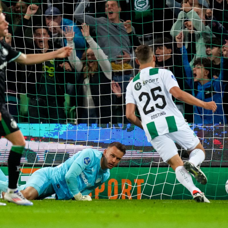 Feyenoord geeft zege weg tegen FC Groningen en morst weer punten - Rijnmond