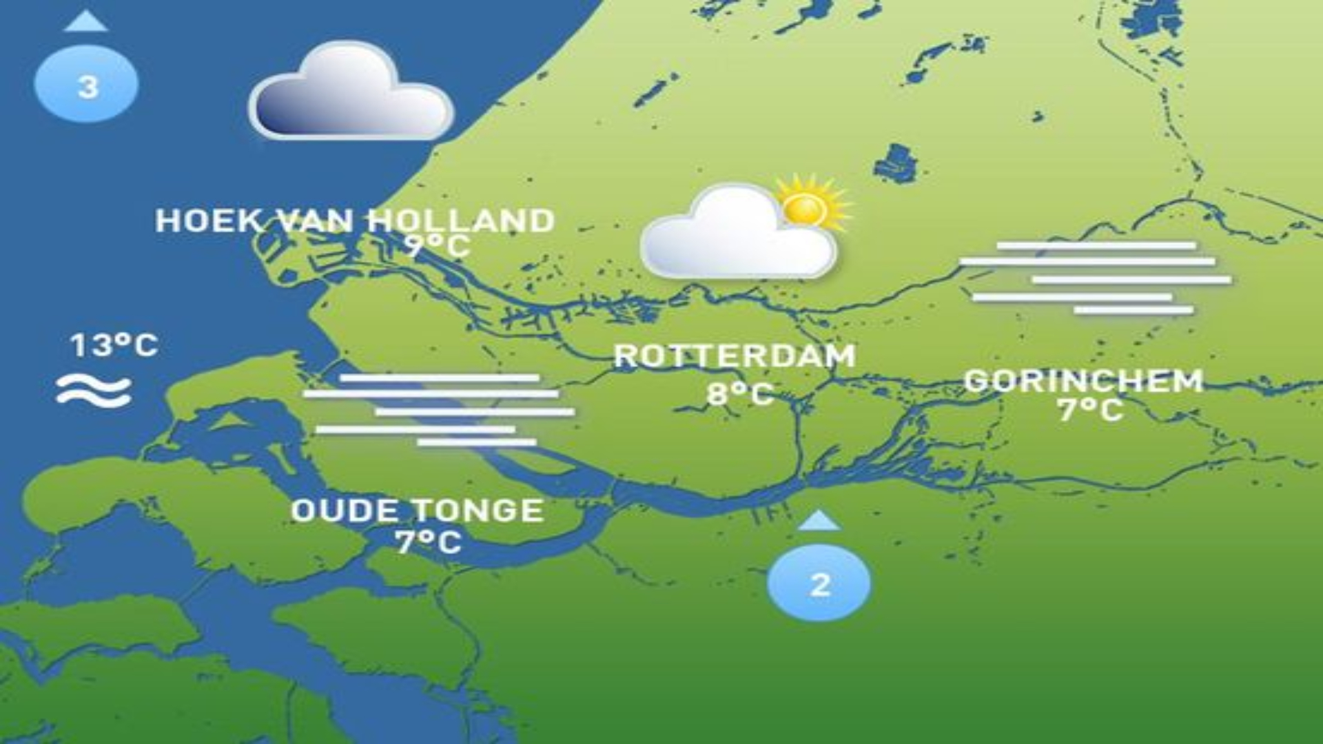 Het weer van vandaag: plaatselijk mist en weinig regen - Rijnmond