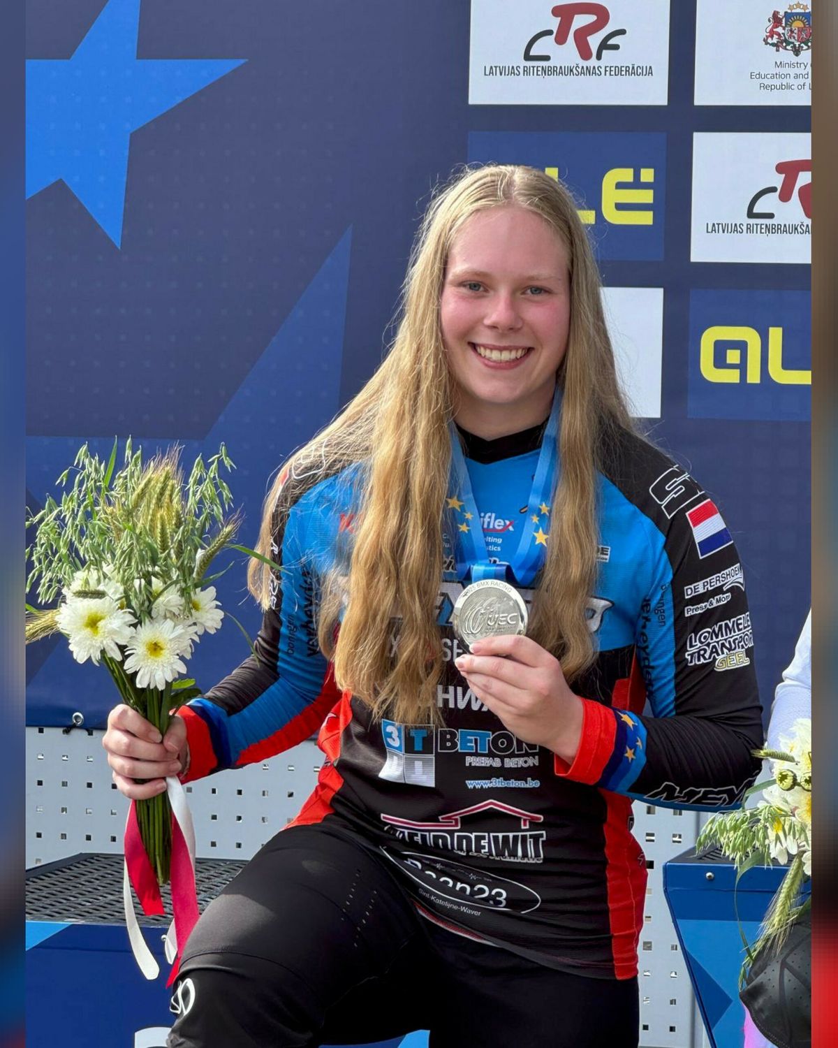 Lieke van der Aa raakt Europese BMX-titel kwijt, maar is blij met ...