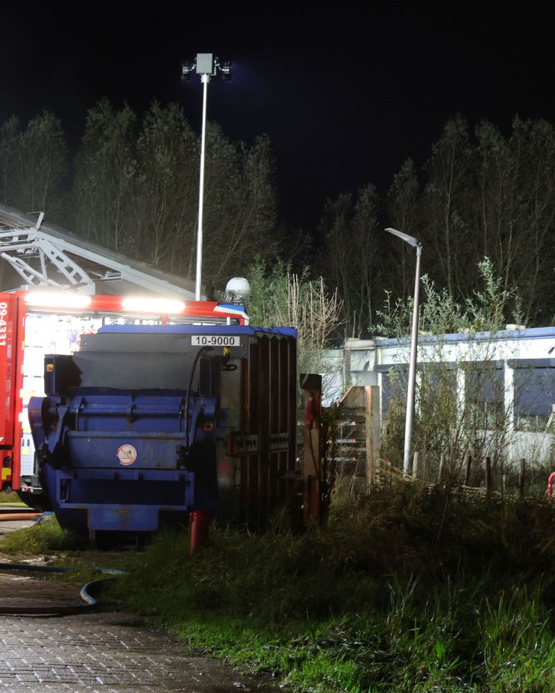 Brand in containerwoning Leger des Heils De Meern - RTV Utrecht