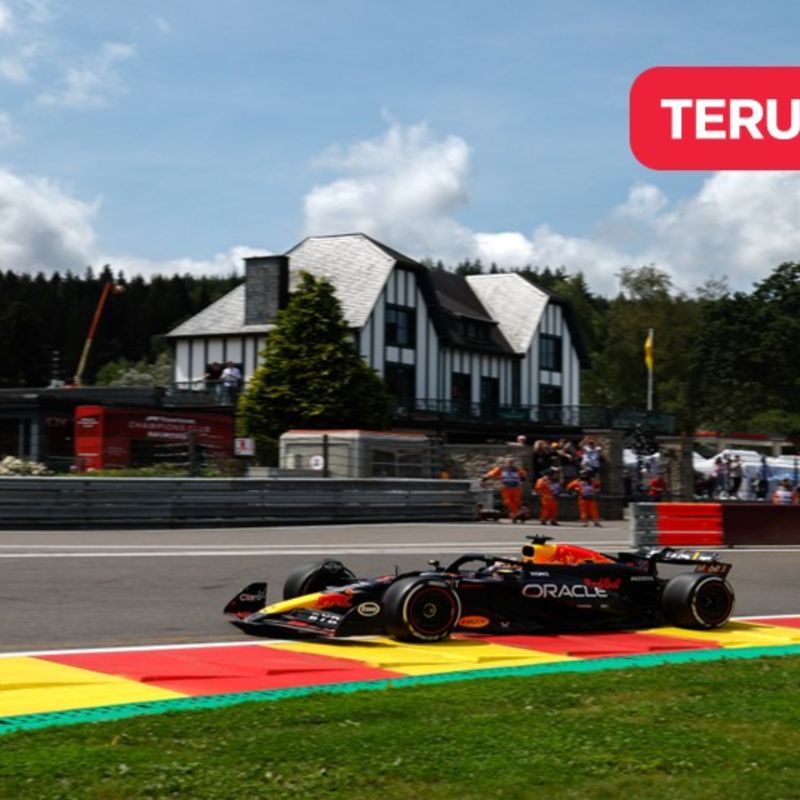 Teruglezen: Verstappen eindigt als vijfde in Spa-Francorchamps na enerverende race - L1 Nieuws