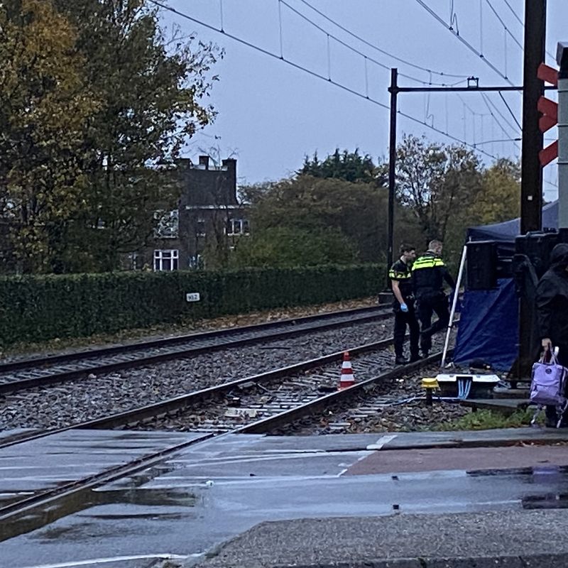 Fietser (70) overlijdt na botsing met trein - Rijnmond