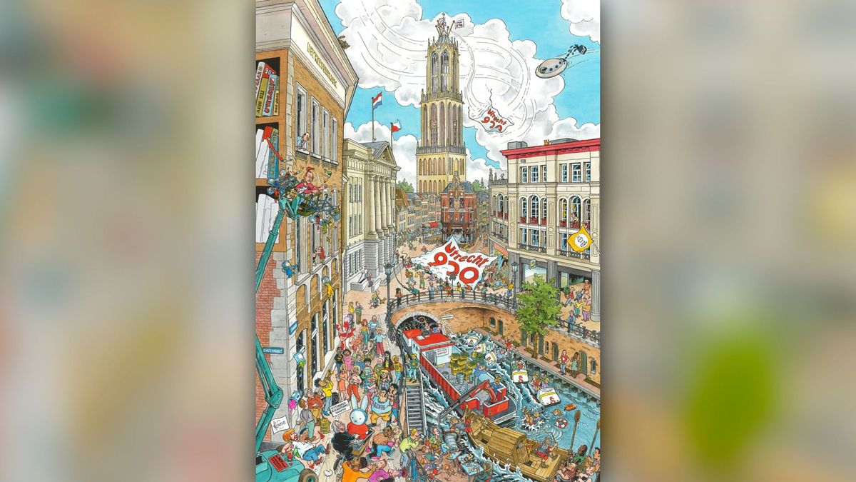Utrecht toegevoegd aan beroemde puzzelserie van cartoonist Frans Le ...