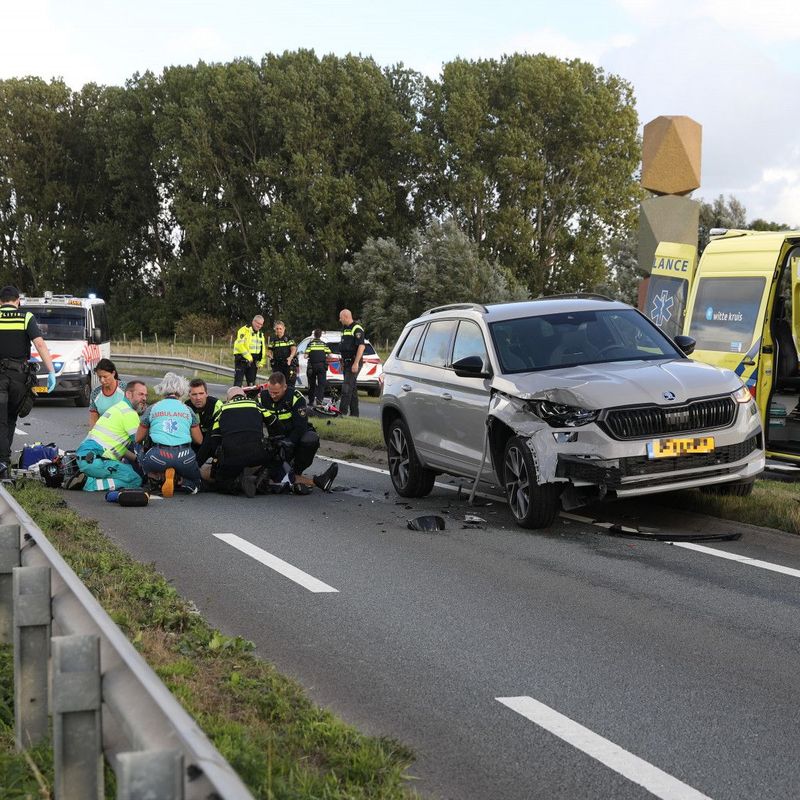 Motorrijder omgekomen bij ernstig ongeluk op N222 bij Honselersdijk - Omroep West