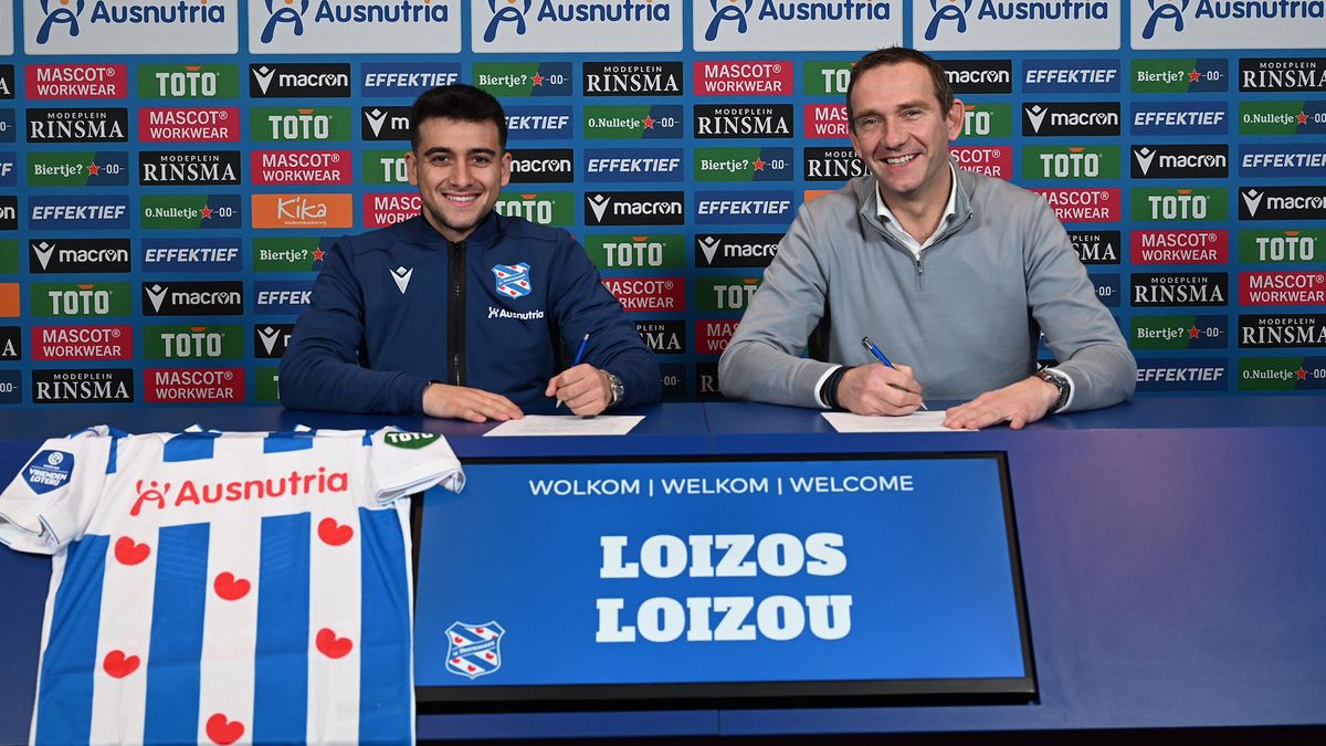 Heerenveen heeft een nieuwe nummer 10: Loizos Loizou - Omrop Fryslân