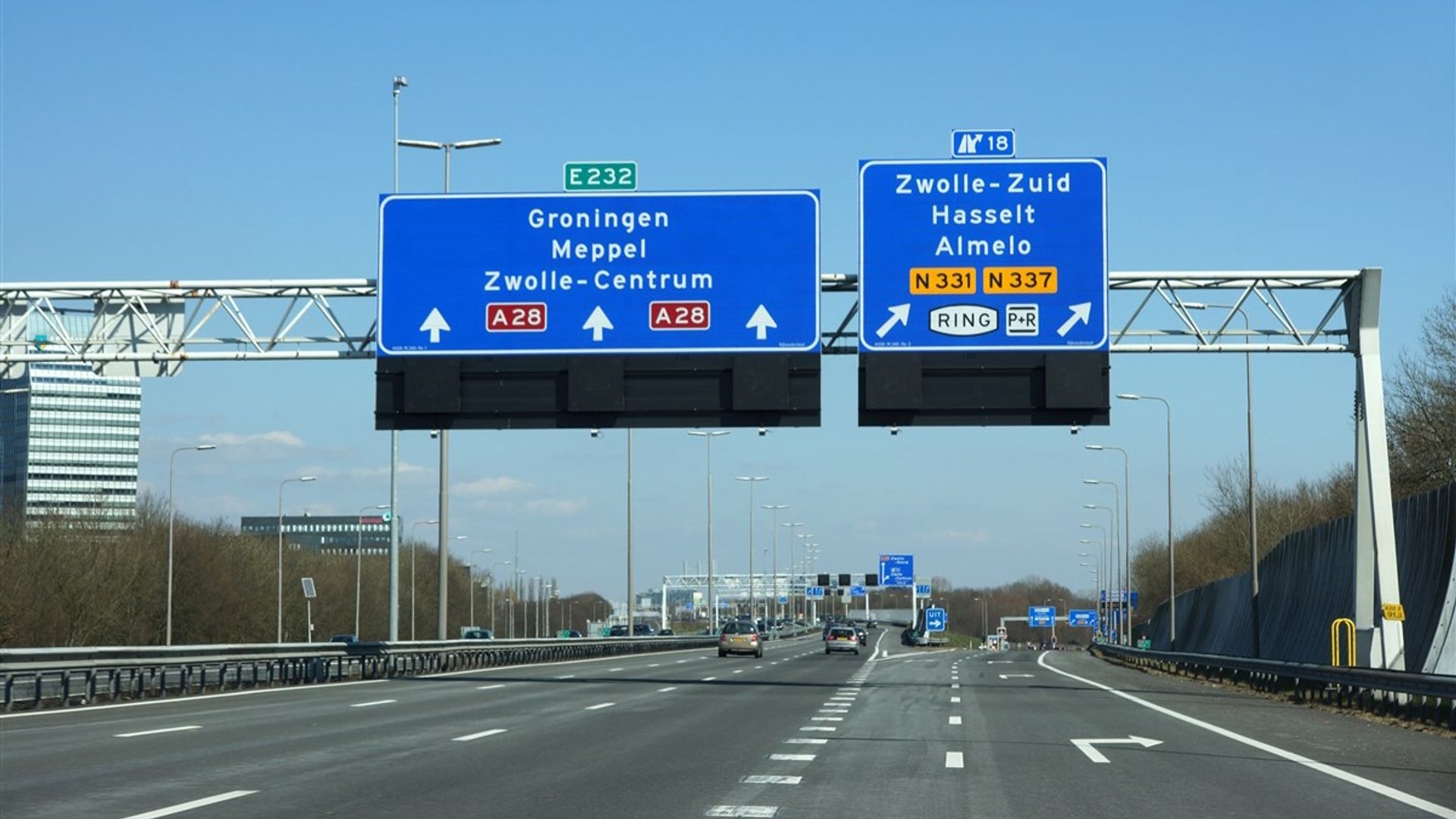 Afslag Zwolle-Zuid van A28 afgesloten door onderhoudswerkzaamheden ...