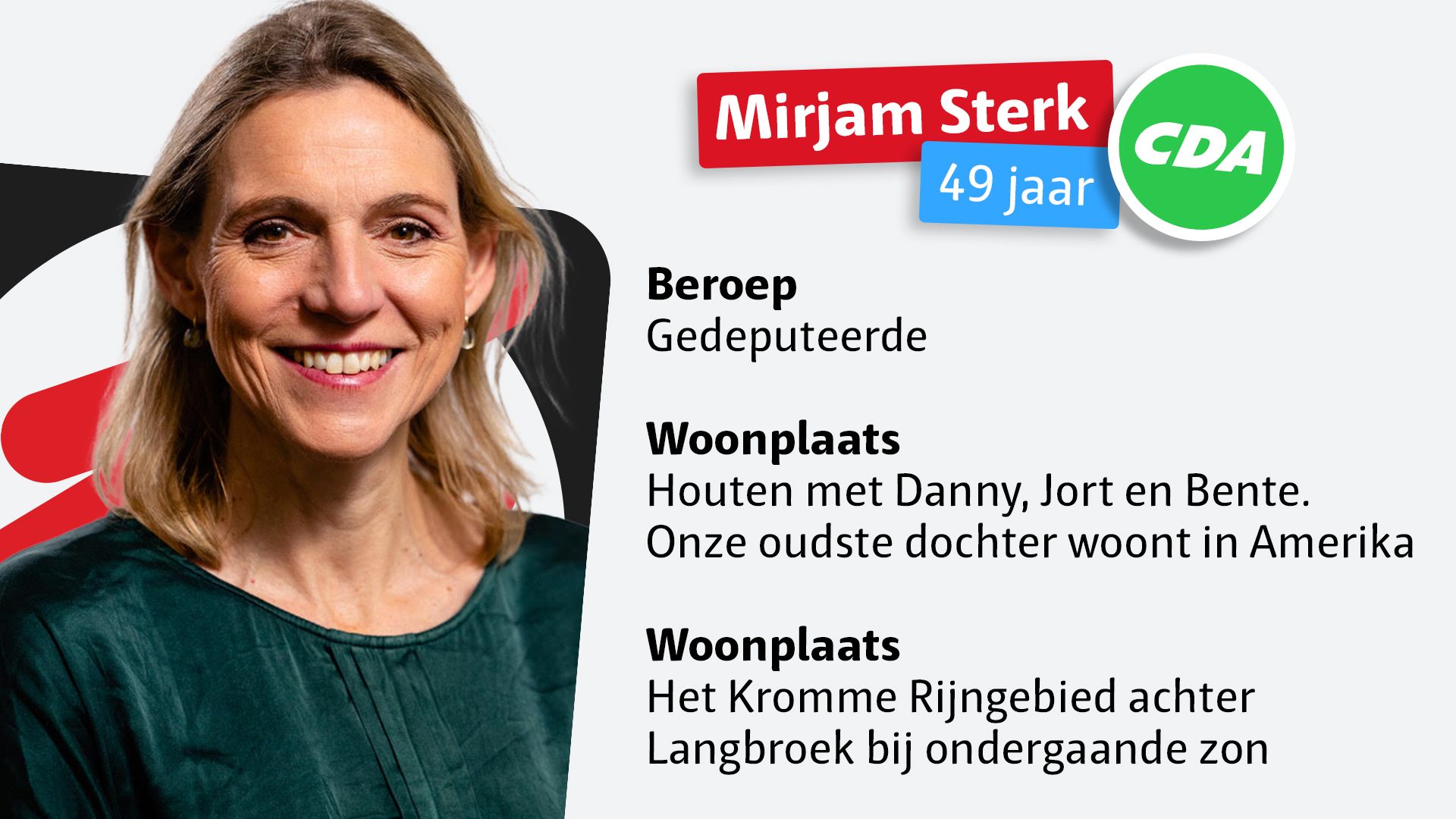 Mirjam Sterk - CDA - RTV Utrecht