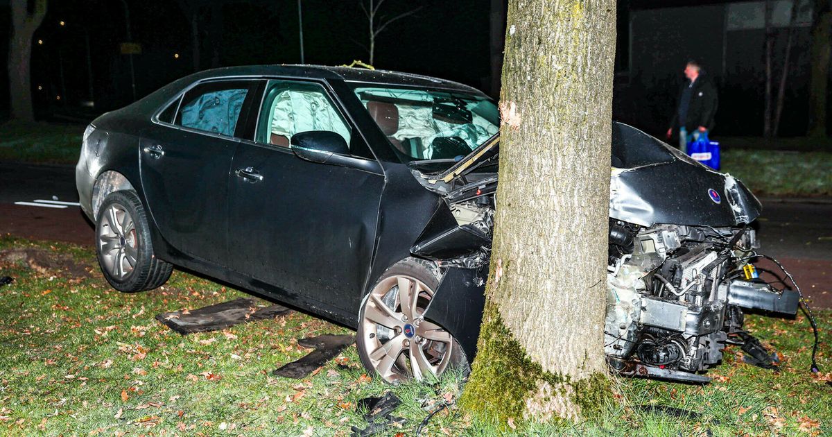 Automobilist valt in slaap en botst tegen boom in Emmen - RTV Drenthe