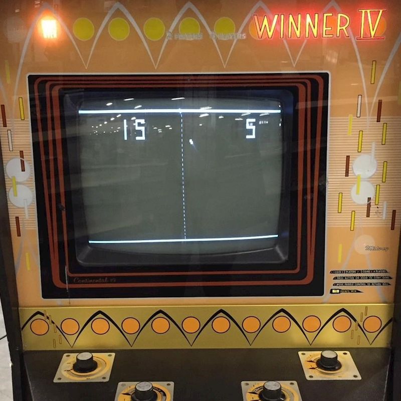Grote collectie PONG-spellen in spelcomputer-museum Zwolle - Oost