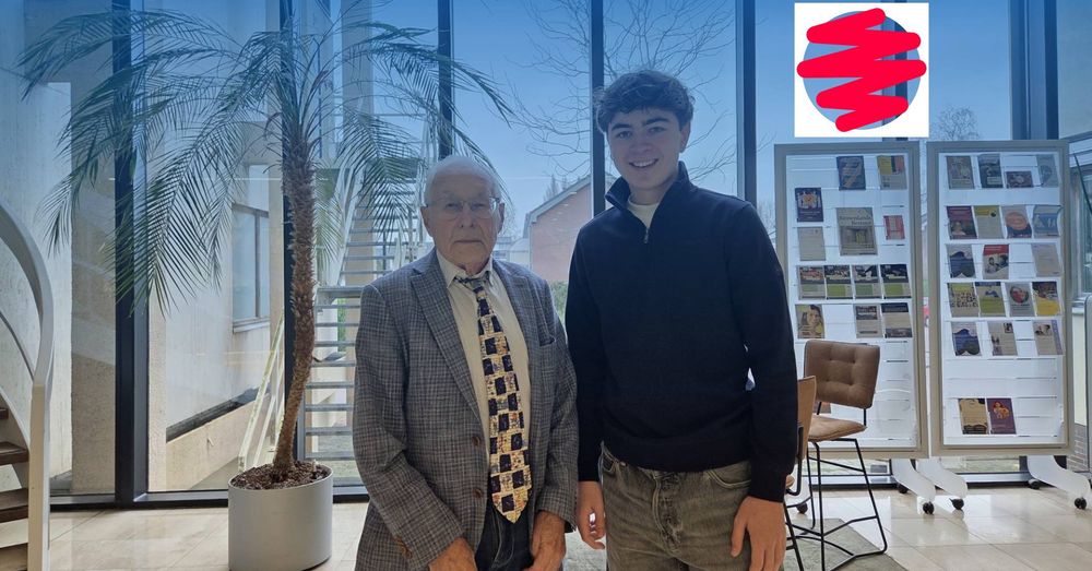 Sem (18) en Bernard (92) verschillen bijna 75 jaar, maar staan de ...