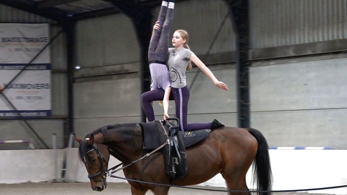 'Als je bij voltige je paard vertrouwen geeft, krijg je dat terug ...