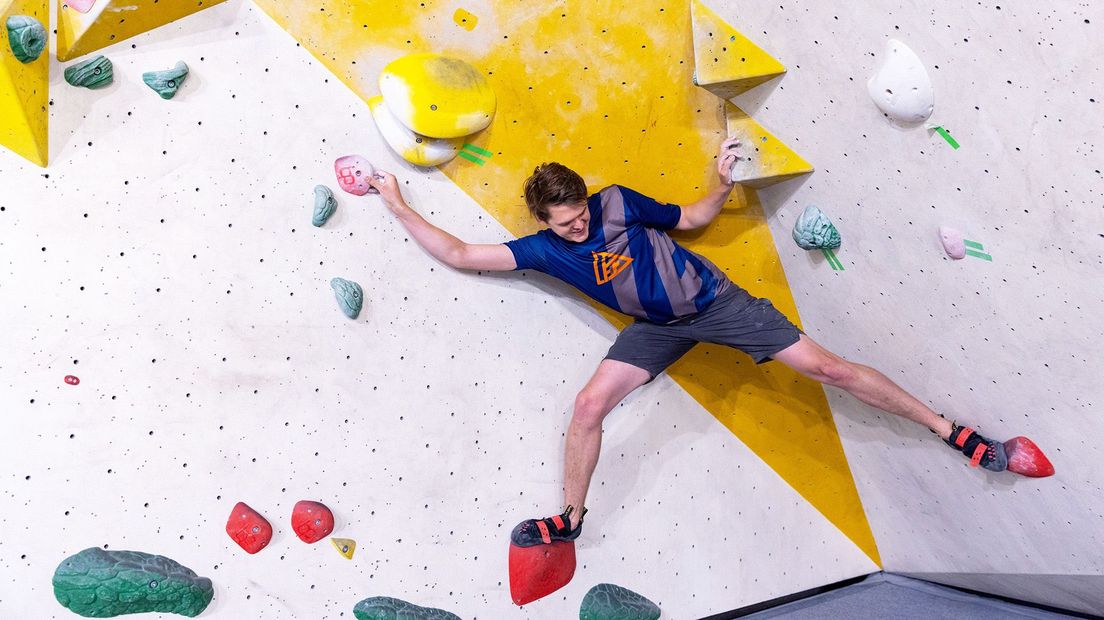 Boulderen is meer dan alleen klimmen: 'Het is ook puzzelen' - RTV Utrecht