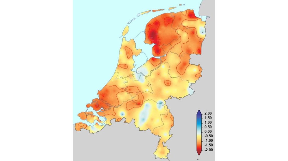 Groot deel van Zeeland heeft alweer een neerslagtekort - Omroep Zeeland