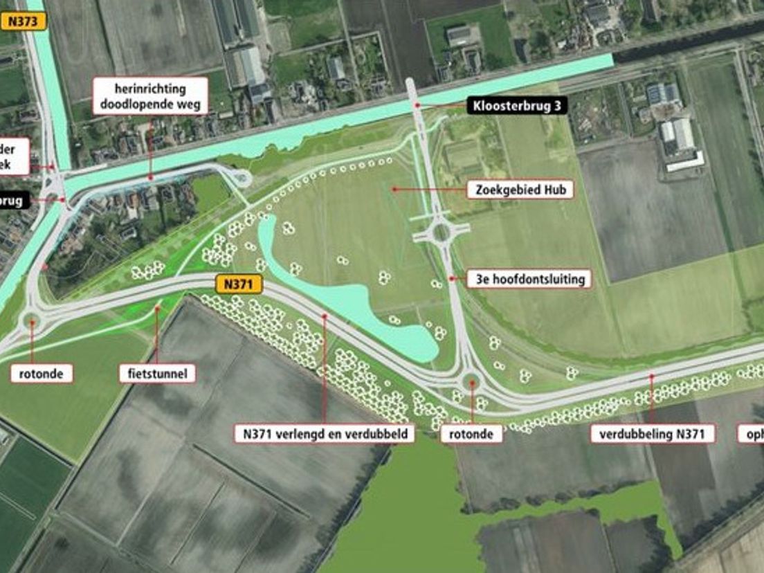 Bewoners uiten kritiek op plannen voor nieuwe ontsluiting bij Asser wijk Kloosterveen - RTV Drenthe